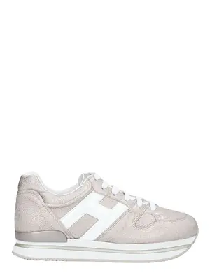 Hogan Low-Top Leather Sneakers Light Pink