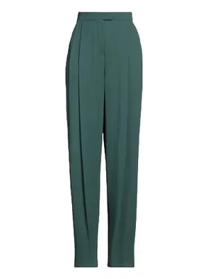 Emporio Armani EMPORIO ARMANI Wide Leg Tailored Pants Green