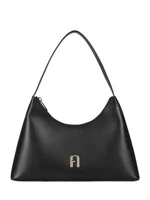 Furla Diamante S Shoulder Bag Black