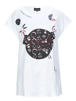 Emporio Armani Printed T-shirt - White