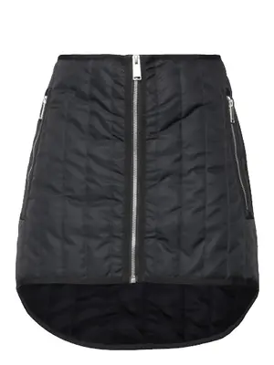 Heron Preston Quilted Mini Skirt - Black