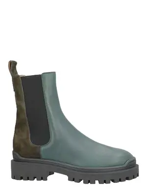 High Ankle Boots Green