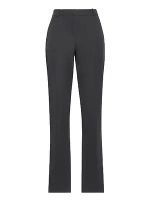 ERMANNO FIRENZE ERMANNO FIRENZE Flared Slim-Leg Trousers Black