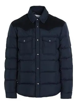 Woolrich WOOLRICH Western Down Overshirt Navy