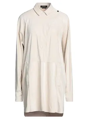 Isabel Marant Mini Flared Dress Beige