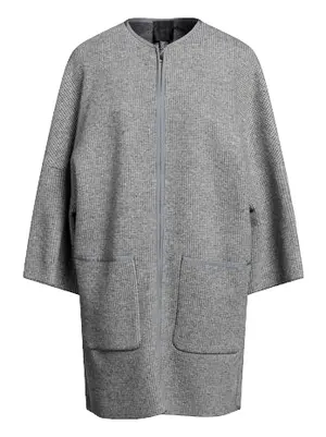 Agnona Knitted Coat - Grey