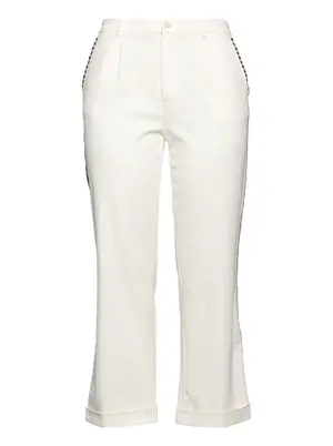 MASON'S Straight Leg Chinos - White