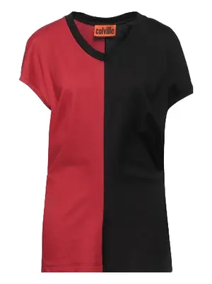 Colville COLVILLE Two-Tone Jersey T-Shirt Black