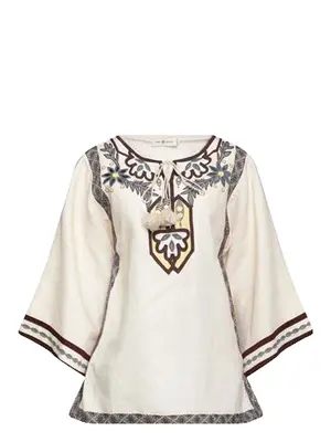 Tory Burch Floral Top - White