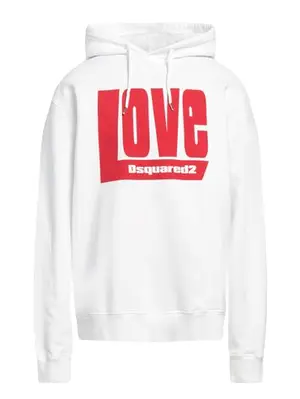 Dsquared2 Sweatshirt In Cotton And Elastane - White