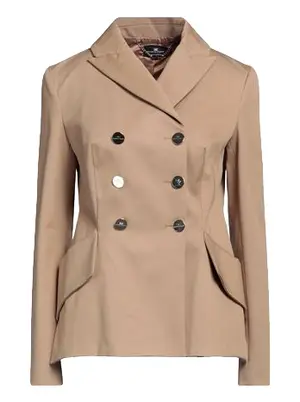 Elisabetta Franchi ELISABETTA FRANCHI Gabardine Blazer Beige