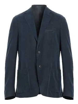 Pal Zileri PAL ZILERI Single-Breasted Twill Blazer Midnight Blue