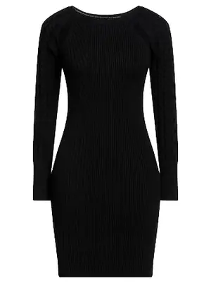 Pinko Mini Knit Bodycon Dress - Black