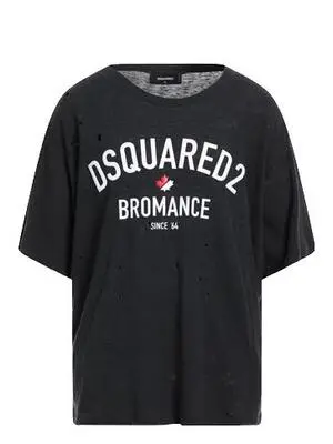 Dsquared2 T-shirt Charcoal Size Cotton, Viscose - Grey