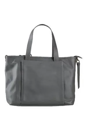 CORSIA Leather Tote Grey