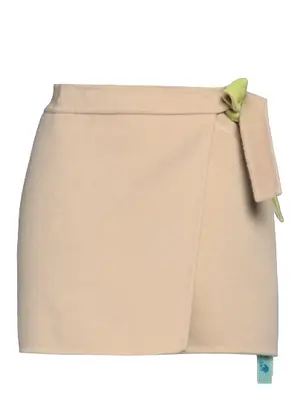 OFF-WHITE™ Mini Virgin Wool And Cashmere Skirt - Beige