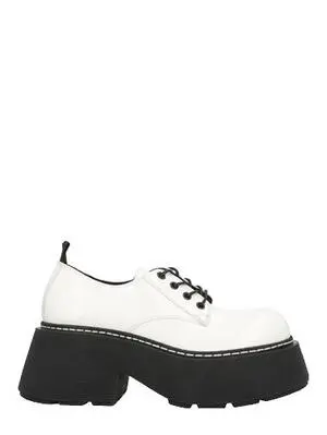 VIC MATIE Lace-up Leather Shoes - White