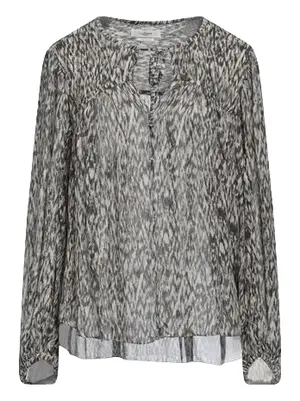 MARANT ETOILE MARANT ÉTOILE Crepe Top Steel Grey