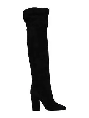 SERGIO ROSSI SERGIO ROSSI Leather Over-The-Knee Boots Black