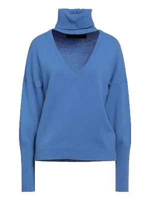 Federica Tosi Virgin Wool And Cashmere Sweater - Blue