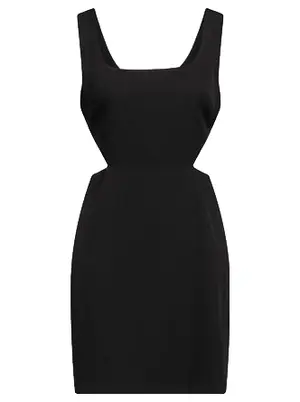 P.a.r.o.s.h Mini Bodycon Dress Black