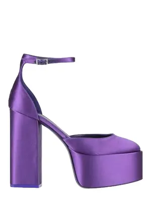 Paris Texas Textile Fibers Pumps - Purple