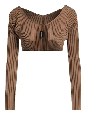 Jacquemus JACQUEMUS Knitted Sweater Beige