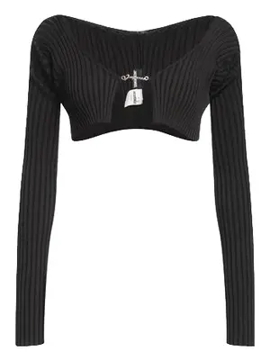 Jacquemus JACQUEMUS Knitted Sweater Black