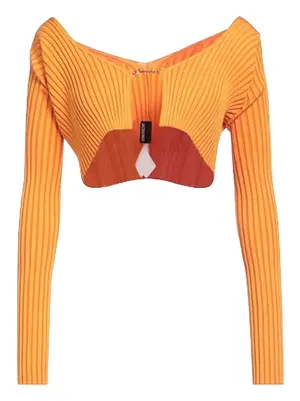 Jacquemus JACQUEMUS Knitted Sweater Orange