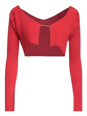 Jacquemus JACQUEMUS Knitted Sweater Red