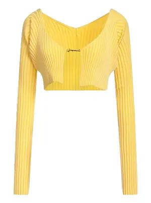 Jacquemus JACQUEMUS Knitted Sweater Yellow