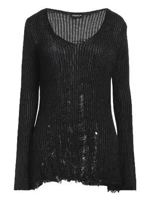 DONDUP Knitted V-neck Sweater - Black