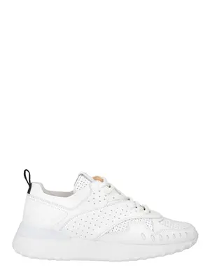 TOD'S Leather Low-top Sneakers - White
