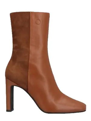 High Ankle Boots - Brown