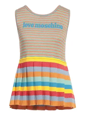 Moschino Striped Sleeveless Top - Orange
