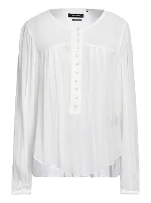 Isabel Marant Top Silk White
