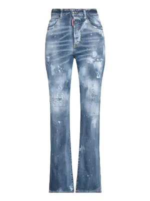 Dsquared2 Straight Leg Jeans - Blue