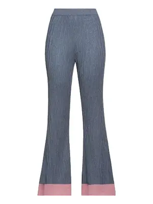 Missoni M Missoni Flared Knit Pants Blue