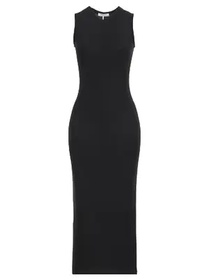 Rag & Bone Midi Knit Bodycon Dress - Black