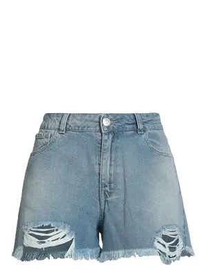 TWINSET Denim Shorts - Blue