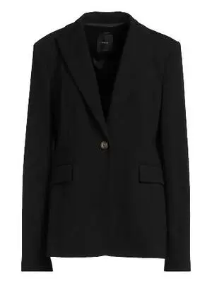Pinko Single-Breasted Blazer Black