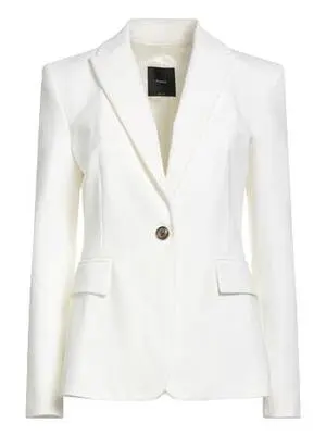 Pinko Single-Breasted Blazer White