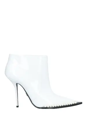 Dolce & Gabbana Ankle Boots In Calfskin - White