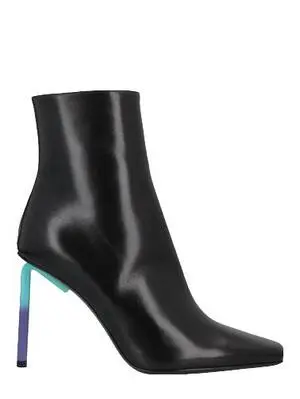 OFF-WHITE™ Soft Leather Ankle Boots - Black