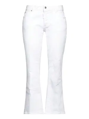 Dsquared2 DSQUARED2 Flared Denim Jeans White