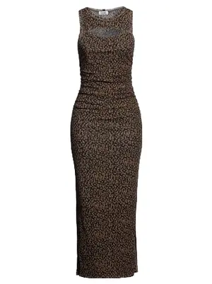Nanushka Midi Bodycon Dress - Beige