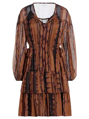 SFIZIO STUDIO Mini Dress - Brown
