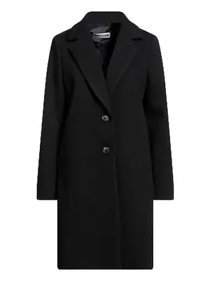 BIANCOGHIACCIO Single-breasted Felt Coat - Black