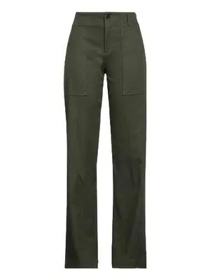 DEPARTMENT 5 Straight Leg Gabardine Pants - Green