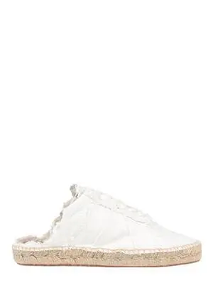 MAISON MARGIELA Military Green Textile Espadrilles White